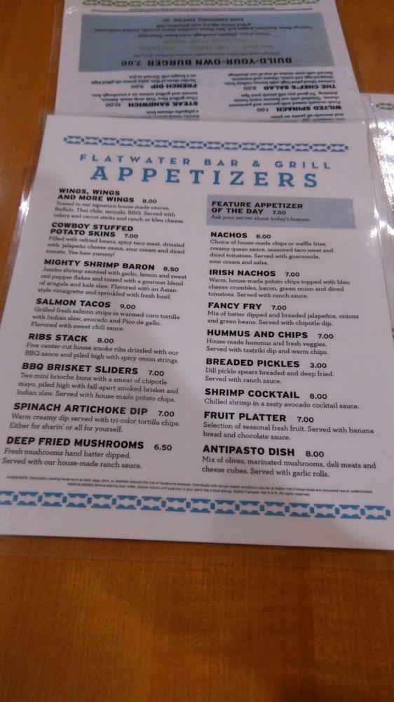 Menu at Native Lights Casino pub & bar, USA, US-77