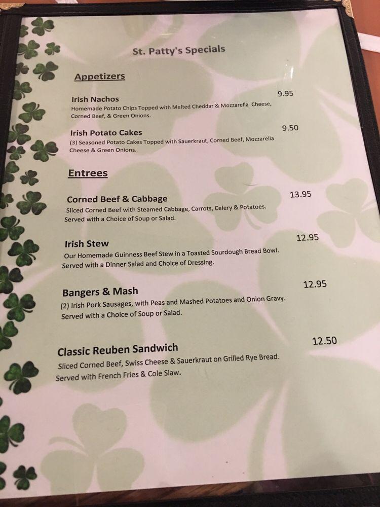 Menu at Coral Cafe, Burbank