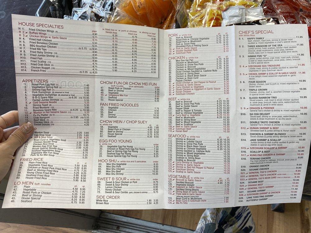 Menu at Good Taste Chinese Restaurant, Morrisville