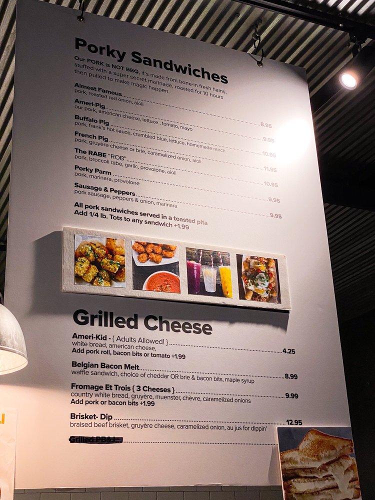 Menu at Pork Shack restaurant, New Hope