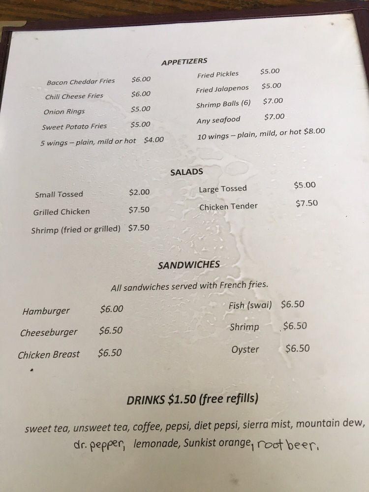 Menu at Country Boys Seafood Restaurant, Quincy