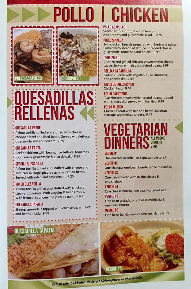 El Nopal Menu Zorn Ave at Andrea Rumfelt blog