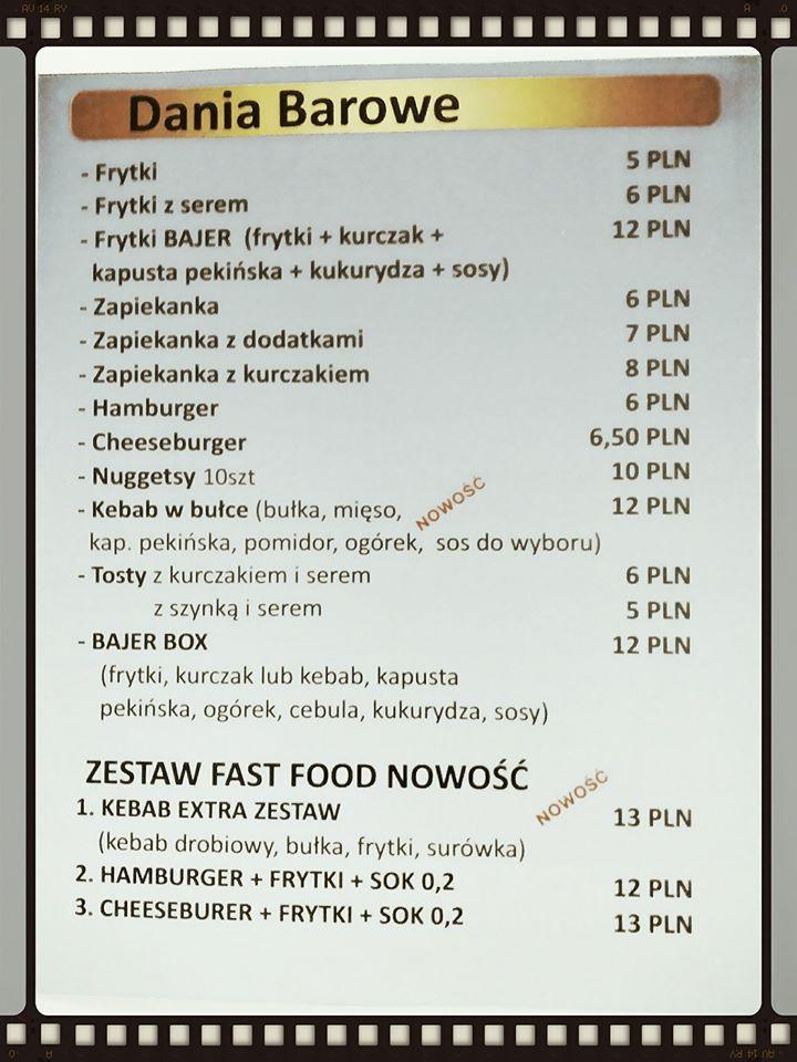 Menu at NO NAME pub & bar, Lubatowa