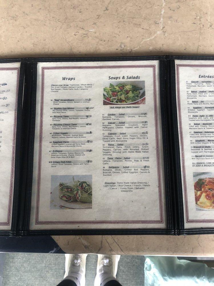 Menu at Nina's Five Star Pizza pizzeria, Scranton