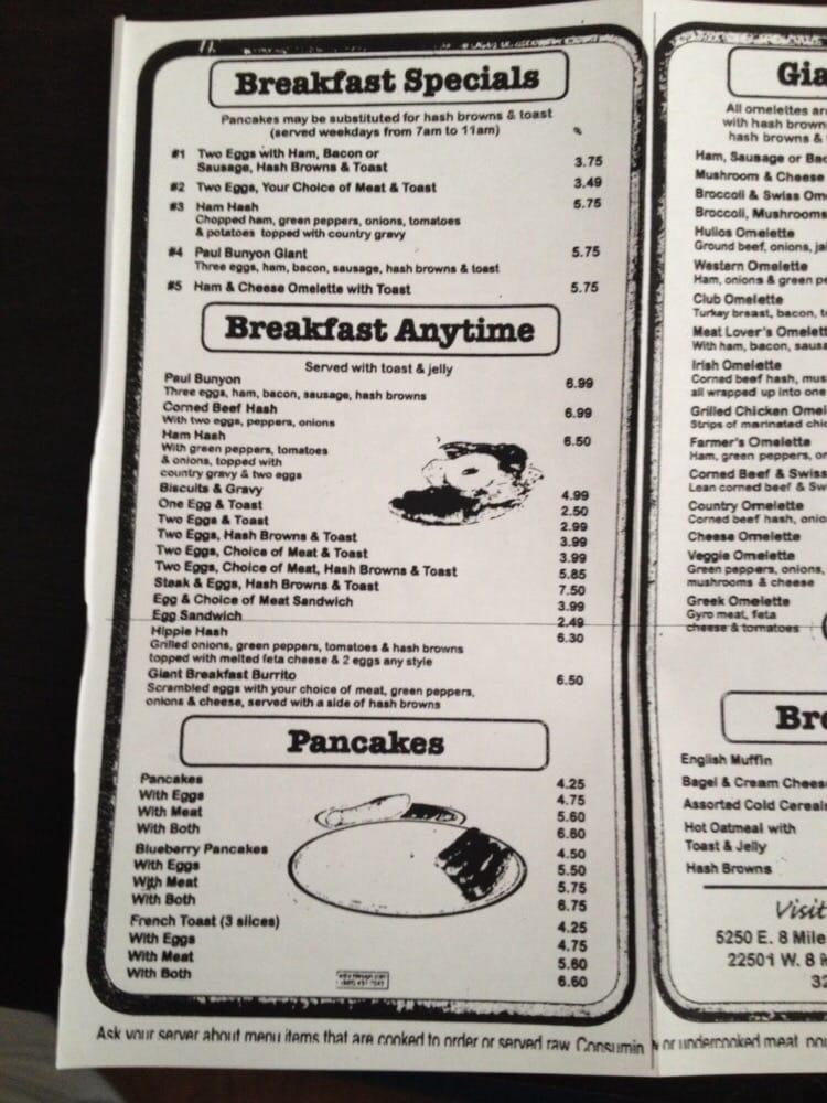 Menu at Omega Hawg & Dawg Deli restaurant, Ferndale