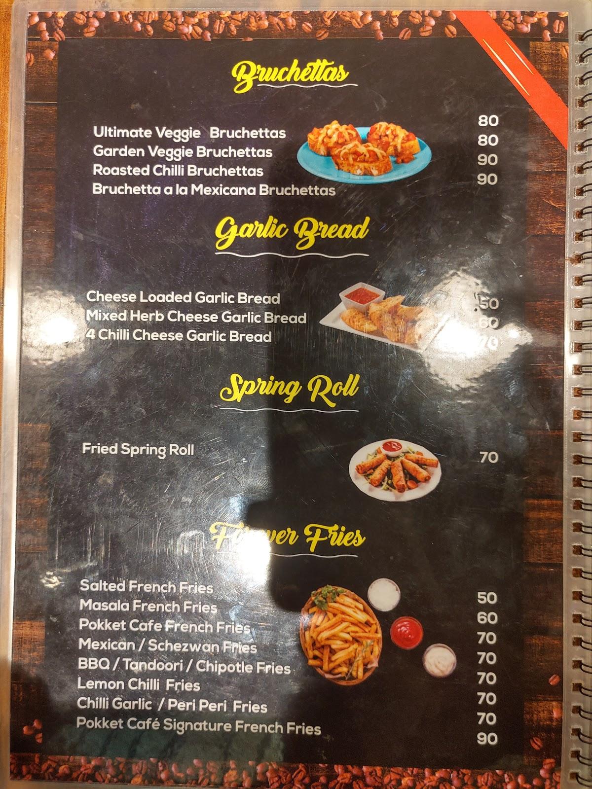 Menu at Pocket Cafe, Pimpri-Chinchwad, 45