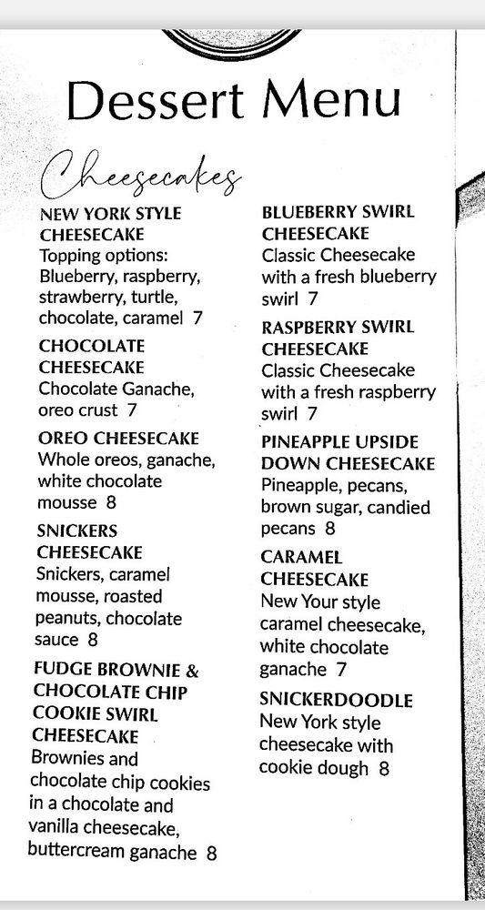 Menu at Summit Grill Kitchen & Cocktails pub & bar, Fort Wayne