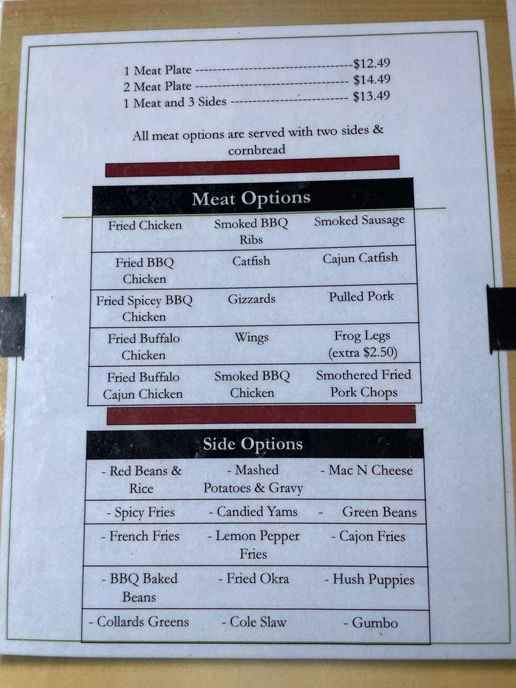 Menu at The Cozzy Corner restaurant, Appleton