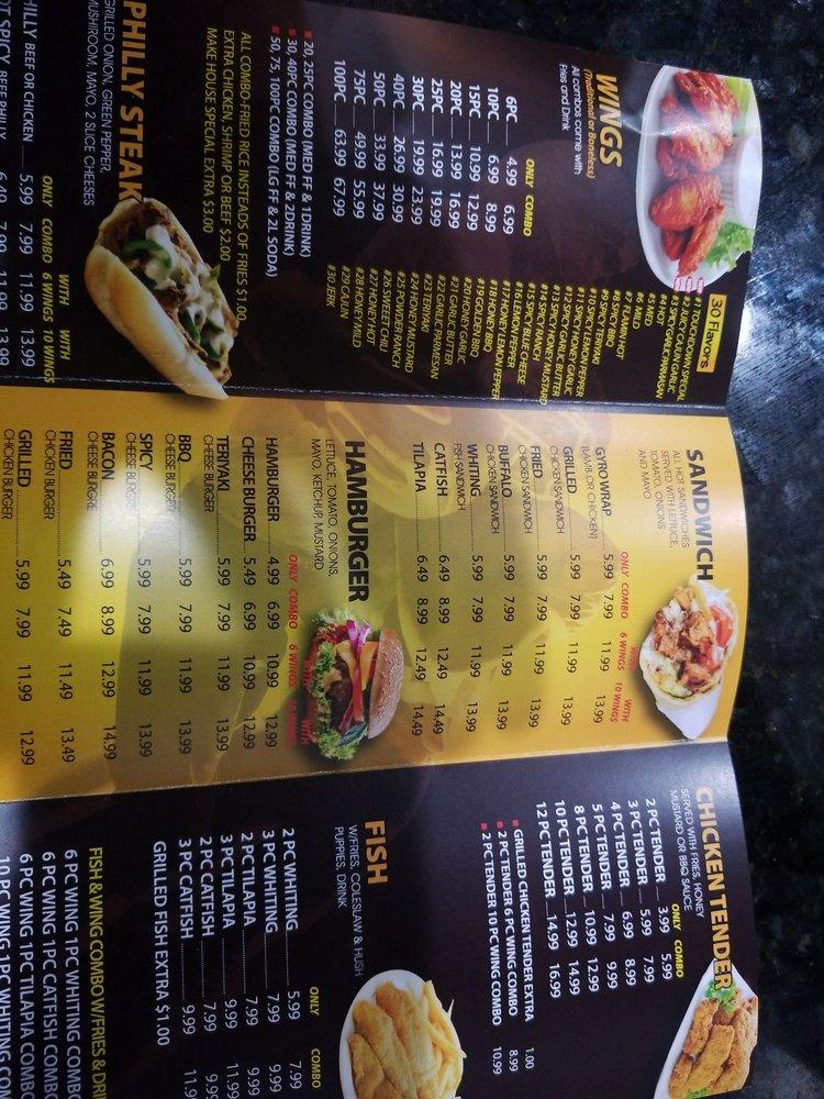 Carta del restaurante Touchdown Wings at Marietta, Marietta