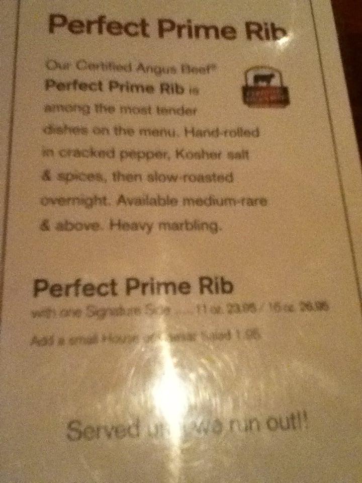 Menu at Wood Ranch BBQ, Cerritos