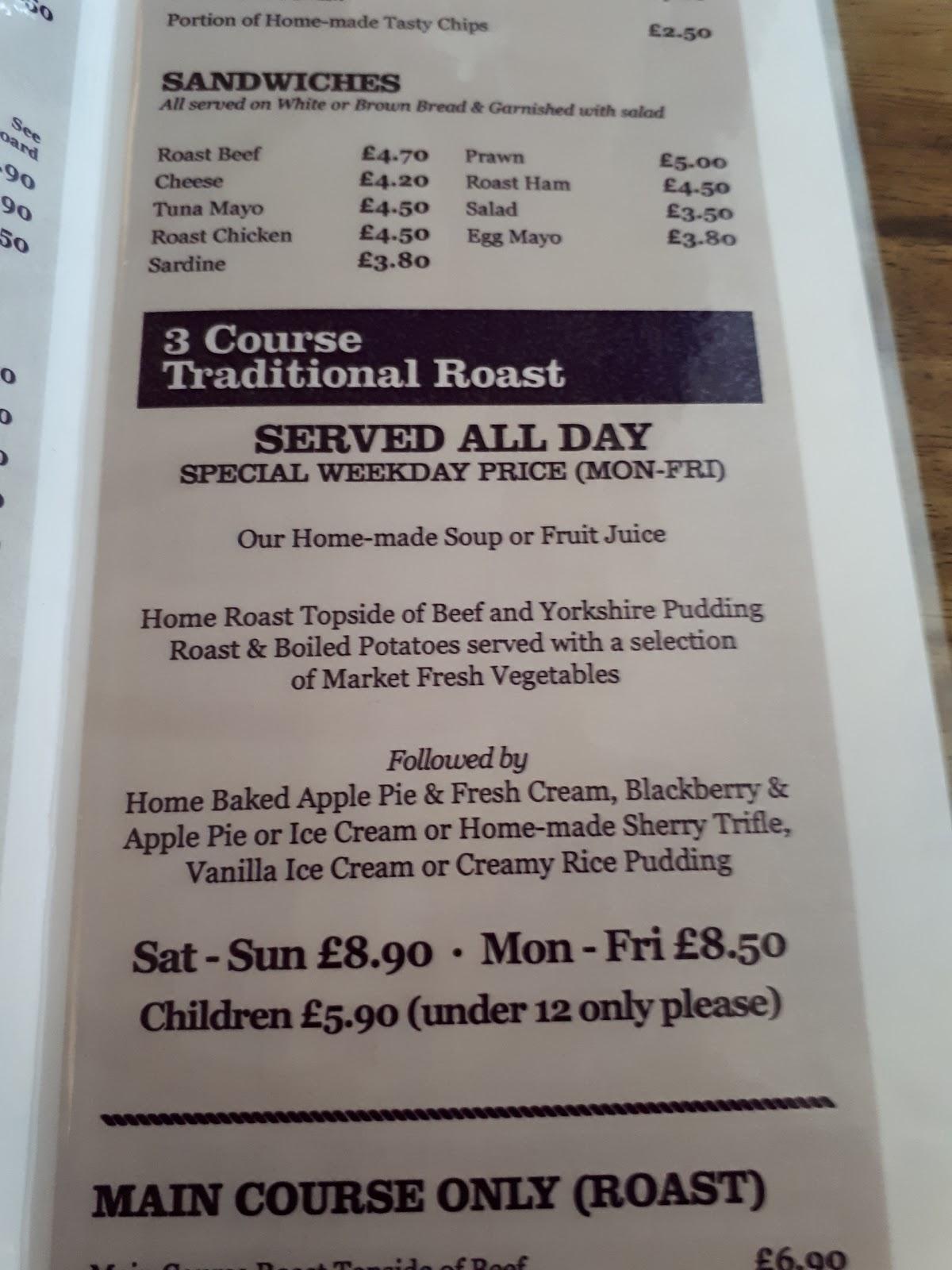 Menu At Caf Royal Restaurant Fleetwood Menu At Caf Royal Restaurant Fleetwood