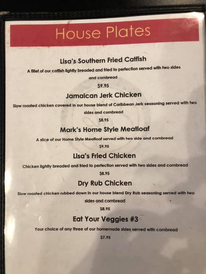 Menu at Eatz on Moore Street BBQ, Bristol