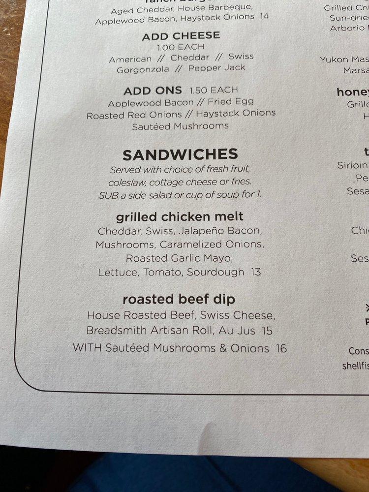 Menu at Grille 26 pub & bar, Sioux Falls, S Western Ave