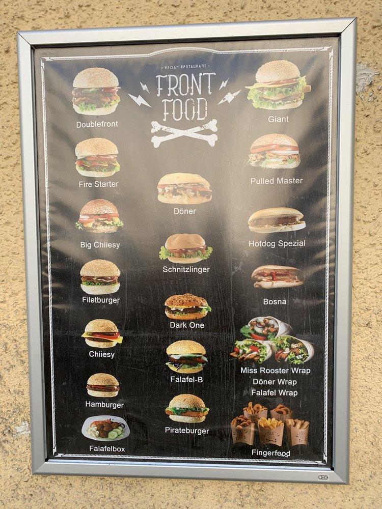 Menu at Front Food fast food, Linz, Pfarrgasse 20