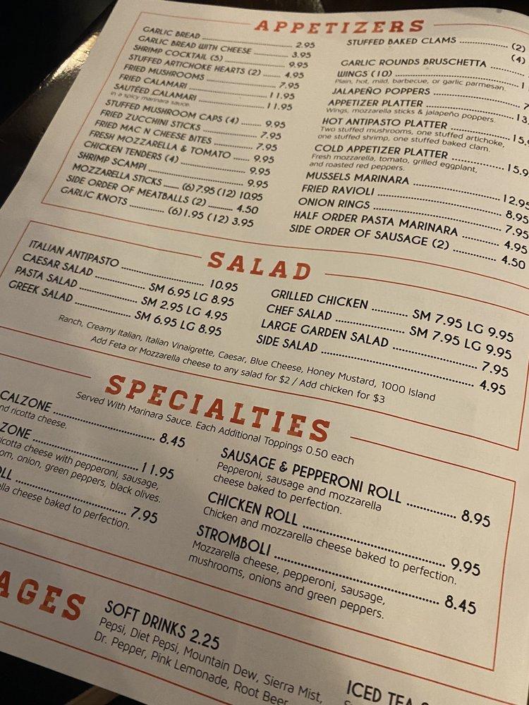 Menu at Michael’s Pizza of Carolina Forest pizzeria, Myrtle Beach
