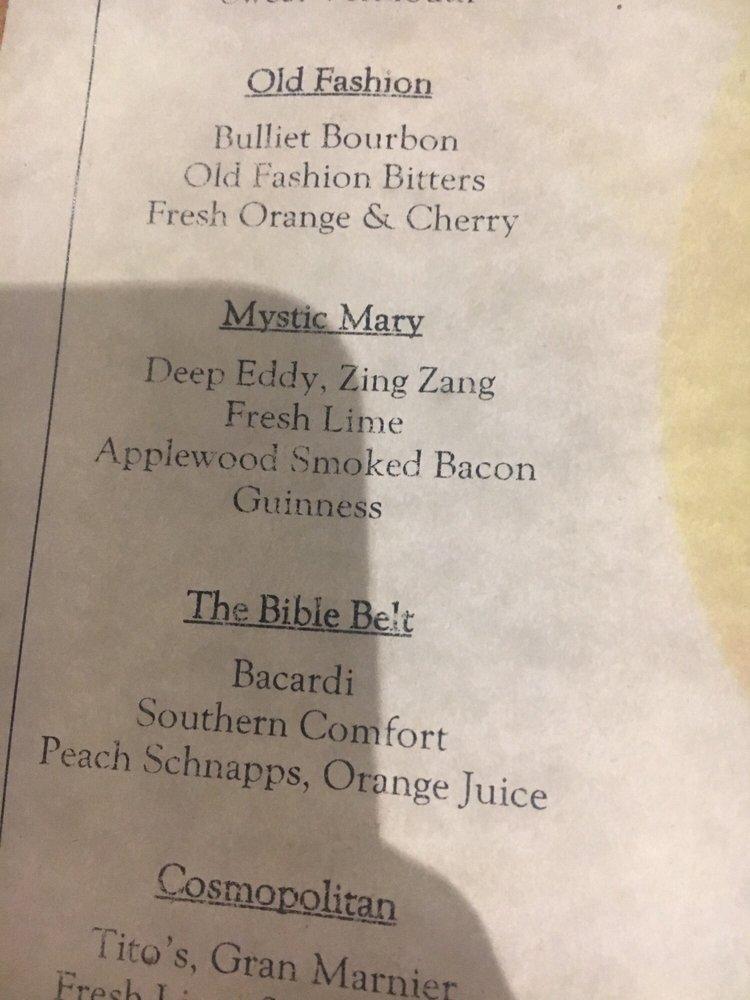 Menu at Mystic Grill pub & bar, Covington