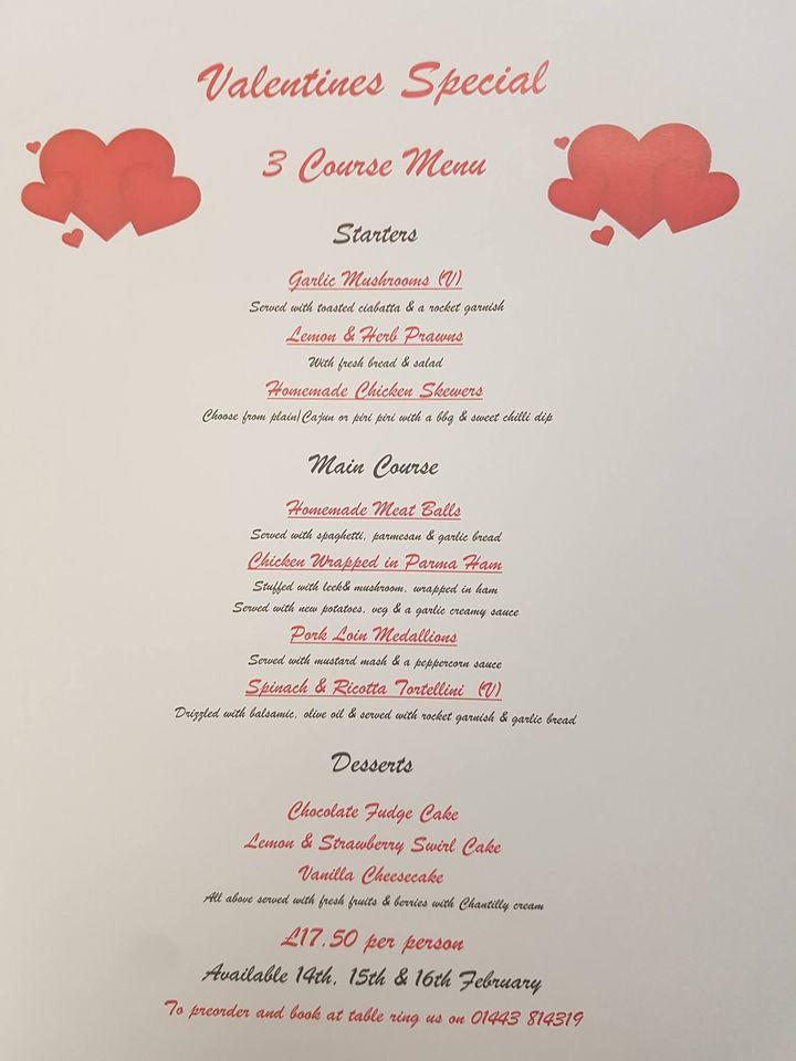 Menu at The Coopers Arms pub & bar, Hengoed