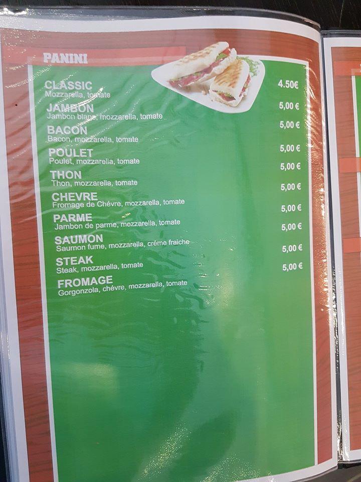 Menu au Restaurant Le Château, Montmirail