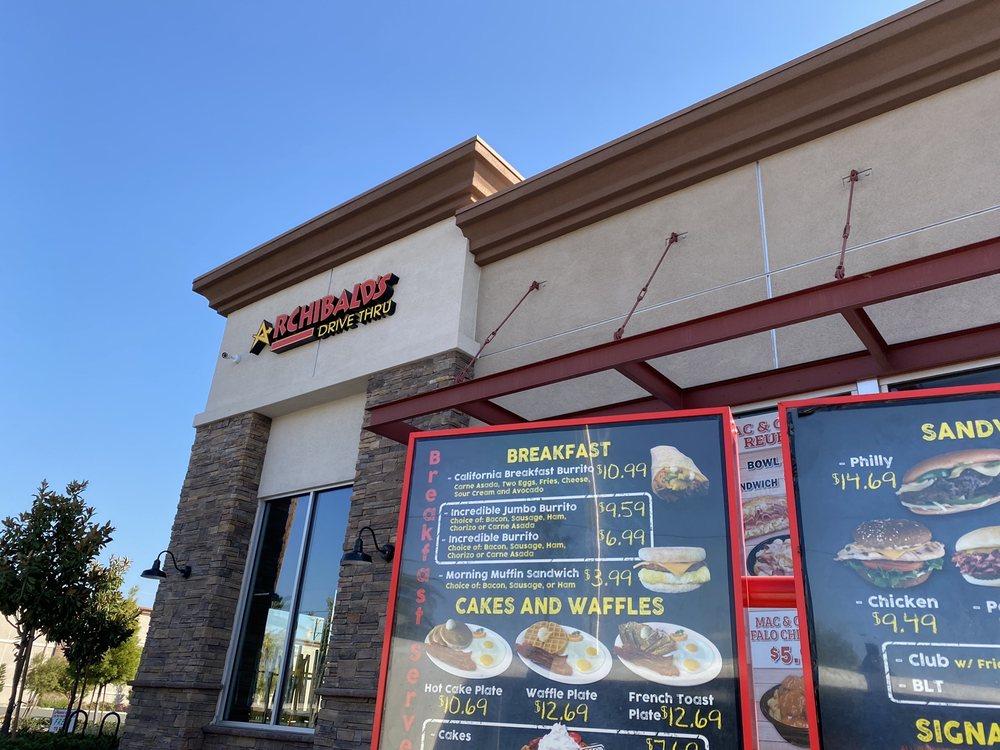 Carta del restaurante Archibald's Menifee, Menifee