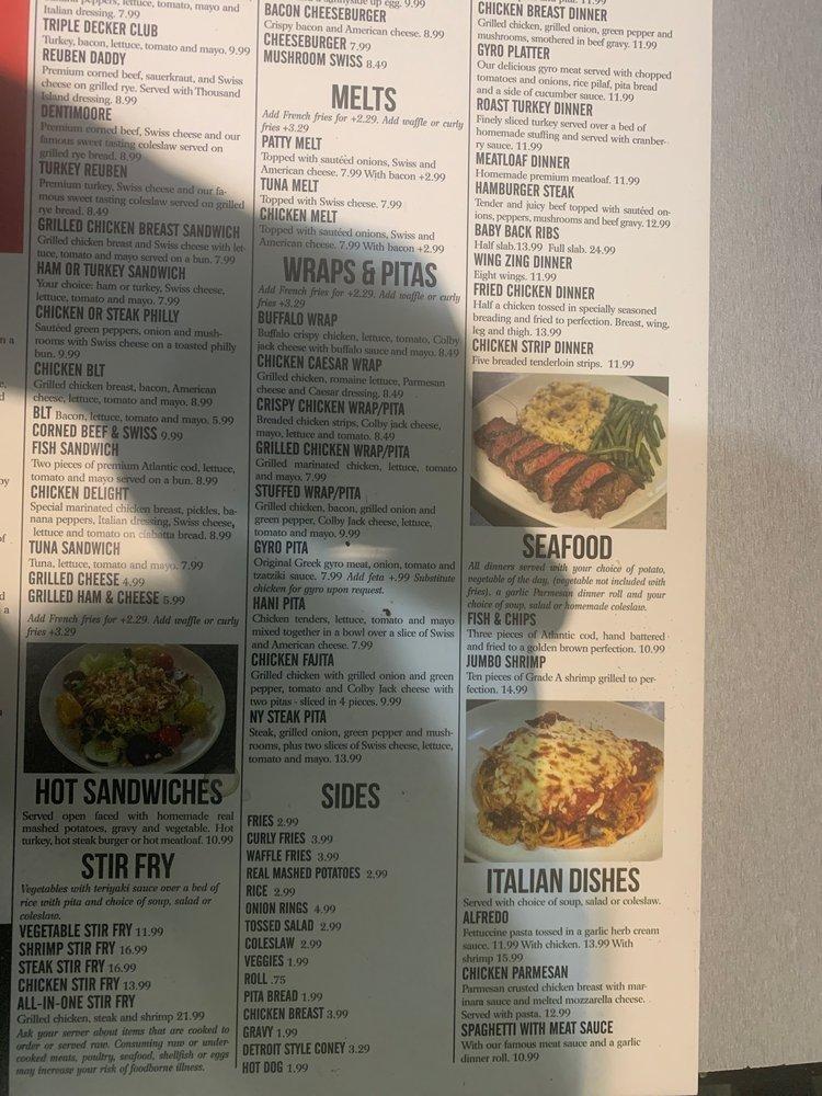 Menu at Stuffed Bun restaurant, Shelby charter Township