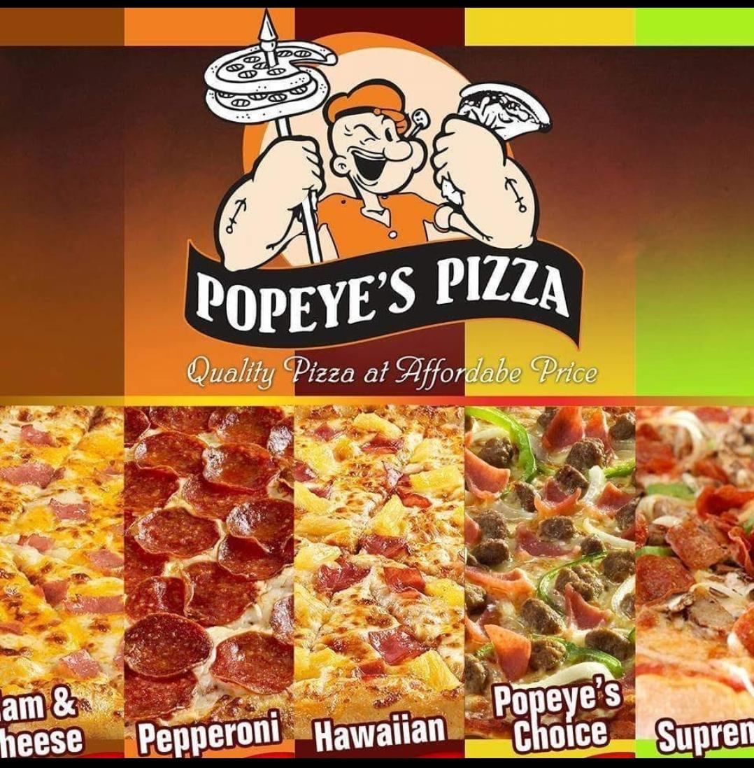 Menu at Popeye's Pizza pizzeria, Imus
