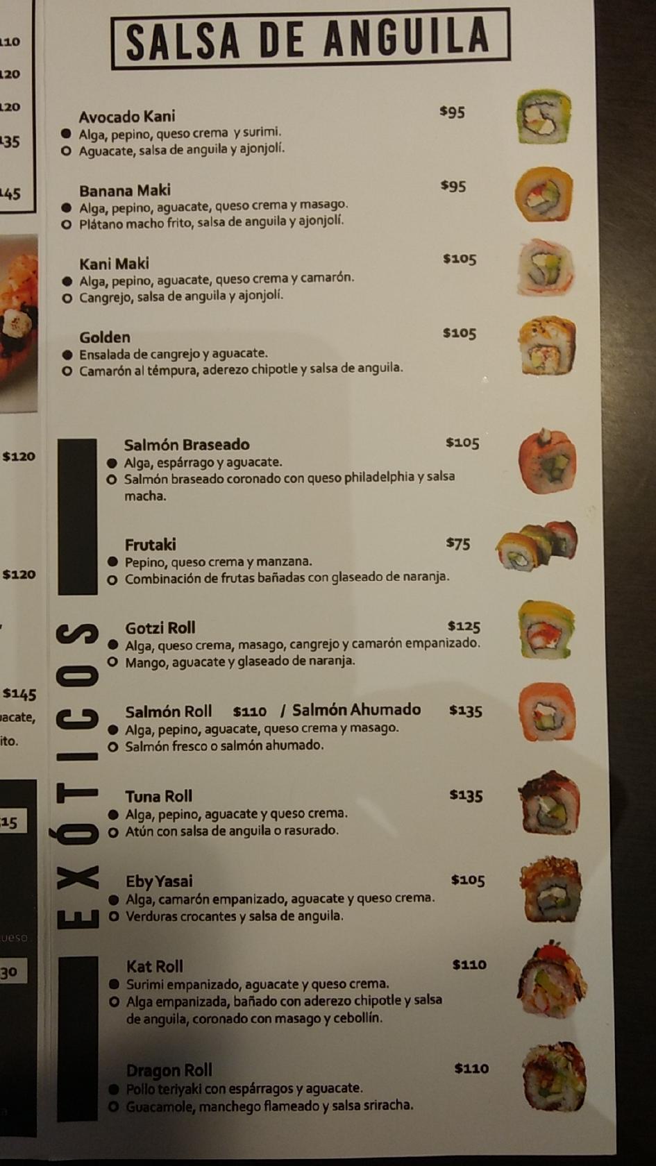 Menu at Shirushi Plaza Norte restaurant, Puebla City, Blvrd Nte 2606 ...