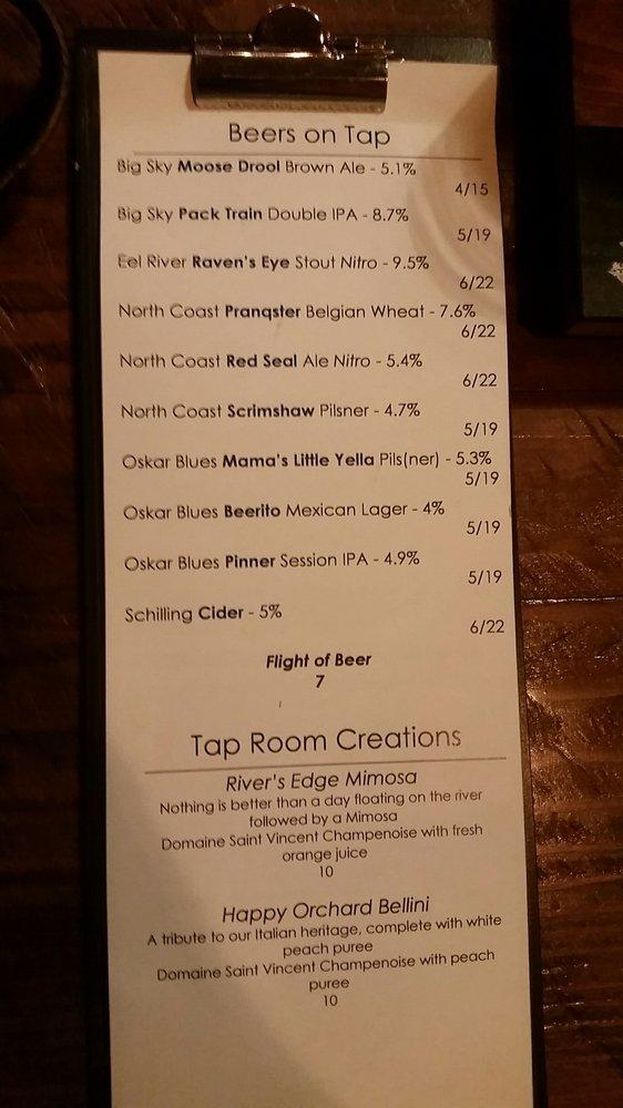 Menu at Colusa Tap Room pub & bar, Colusa