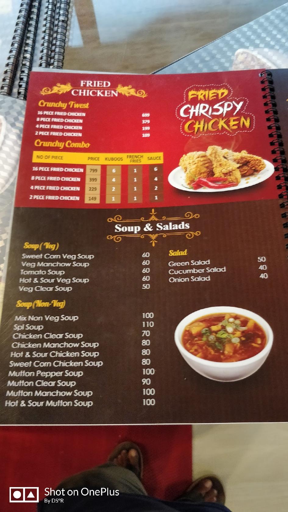 Menu at Chillax Hot & Cool, Chennai