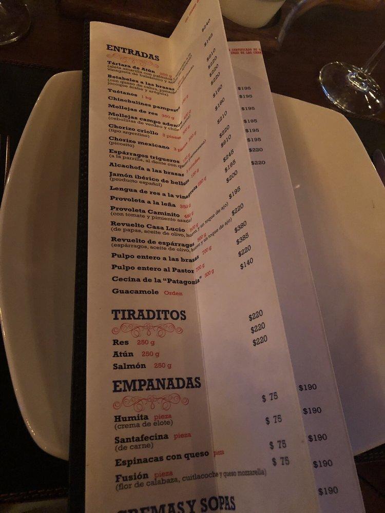 Menu at La Vaca Argentina Steak House steakhouse, Puerto Vallarta, Av ...
