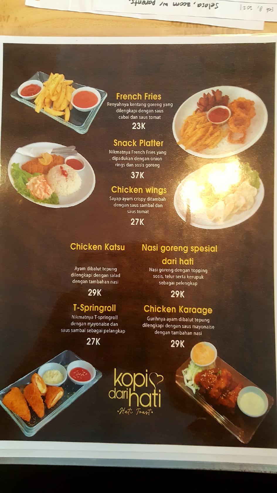 Carta de Kopi Dari Hati Diponegoro, Bandar Lampung