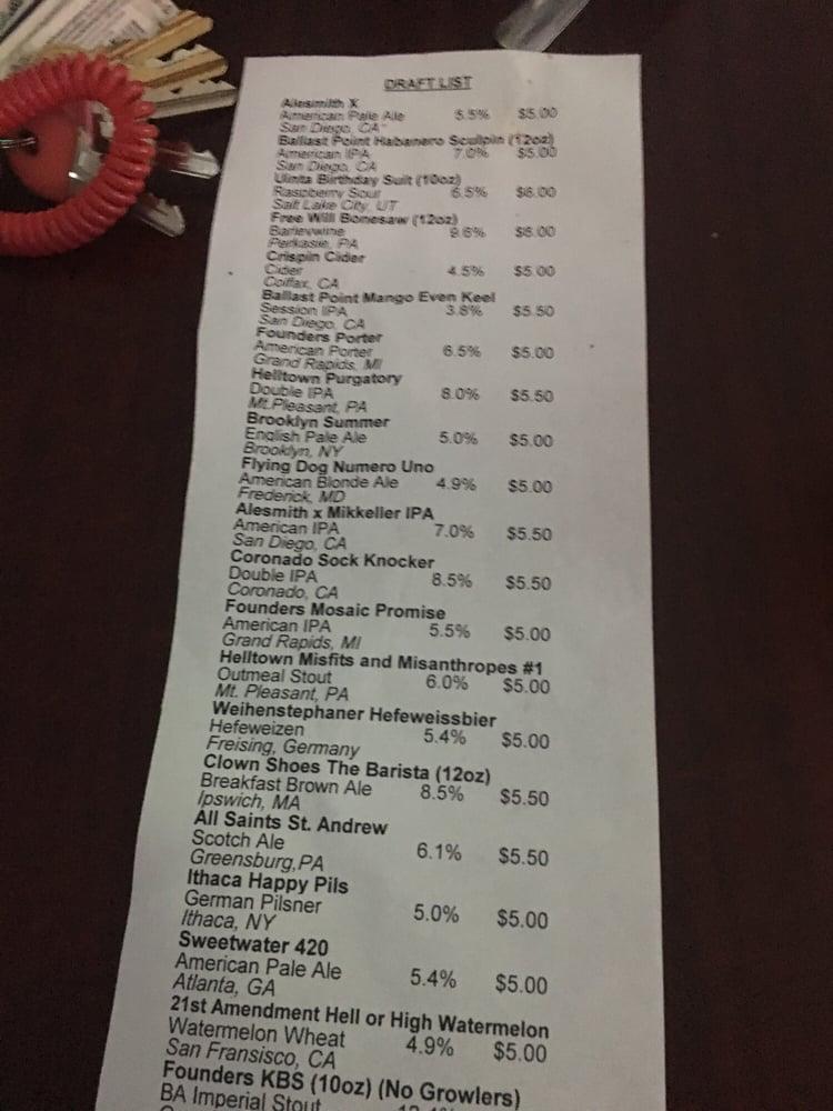Menu at 3 Rivers 6 Pack & Eatery pizzeria, Delmont