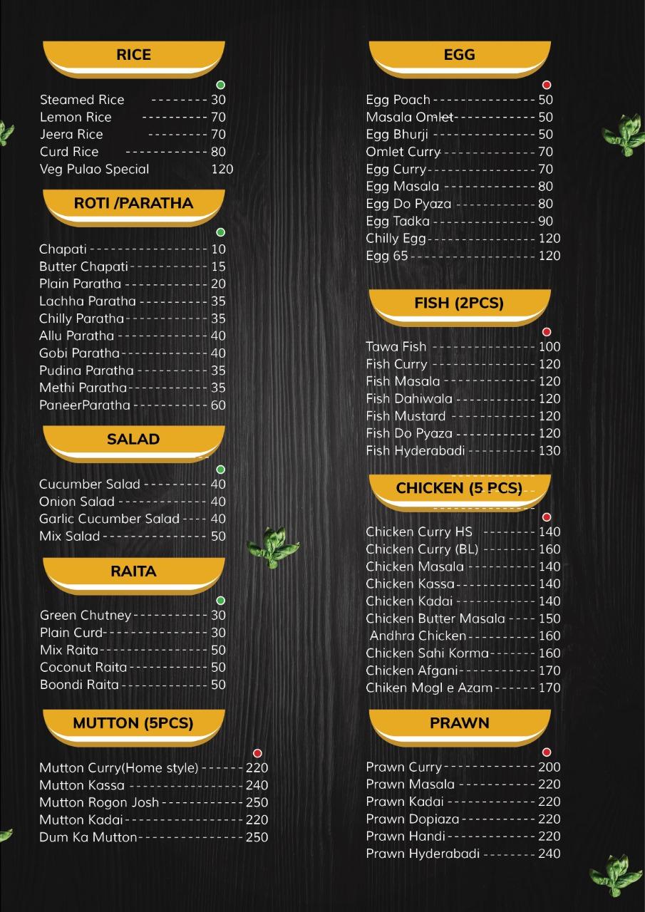 Menu at Hunger Games - Hunger का Gameover @ Kalinga Nagar, Bhubaneswar