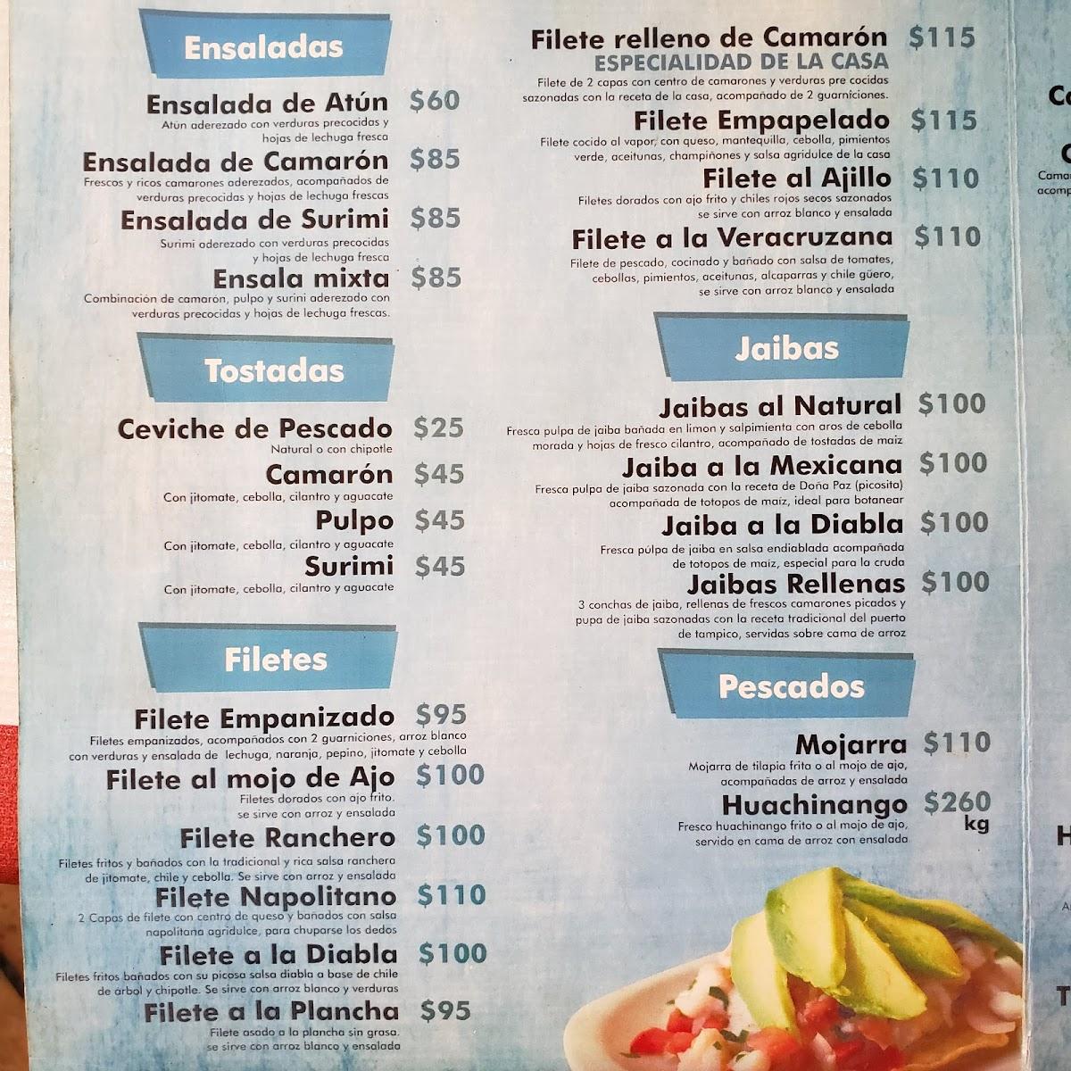 Carta del restaurante El Delfin, Aguascalientes, Blvd. José María ...