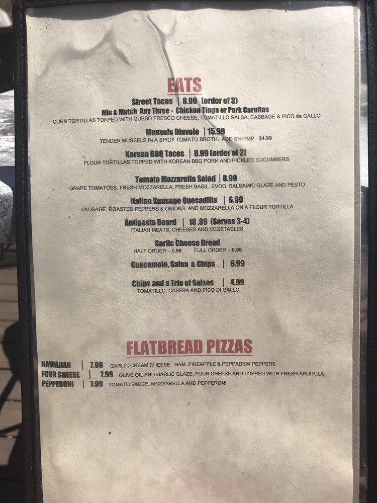 Menu at Roof Top Tavern pub & bar, Morrison