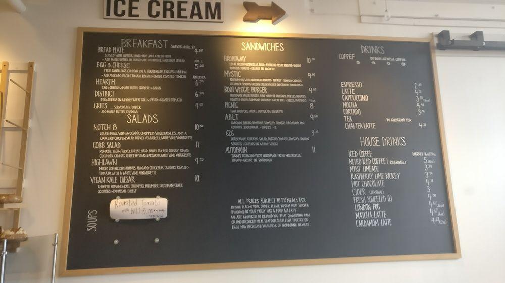 Menu at Forge Baking Co & Ice Cream Bar, Somerville