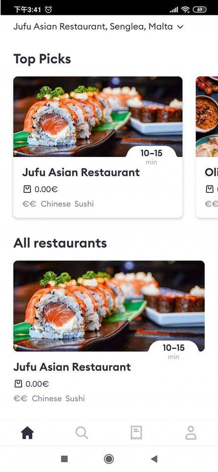 Menu at JuFu Asian Restaurant - Senglea, Senglea