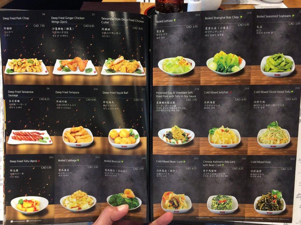 Carta del restaurante Chef Hung Taiwanese Beef Noodle, Vancouver, W ...