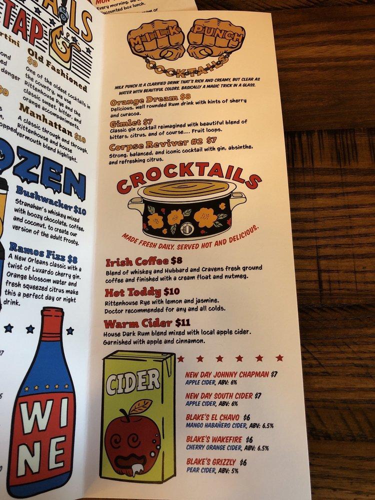 Menu at Half Liter BBQ, Indianapolis
