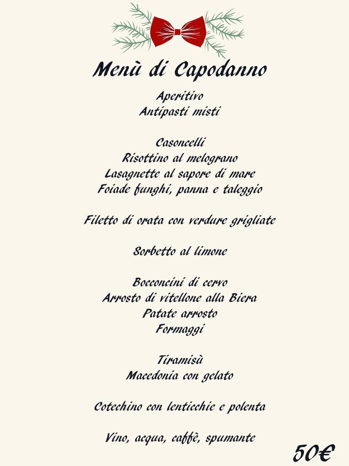 Menu at Cascina San. Fermo restaurant, Brembate