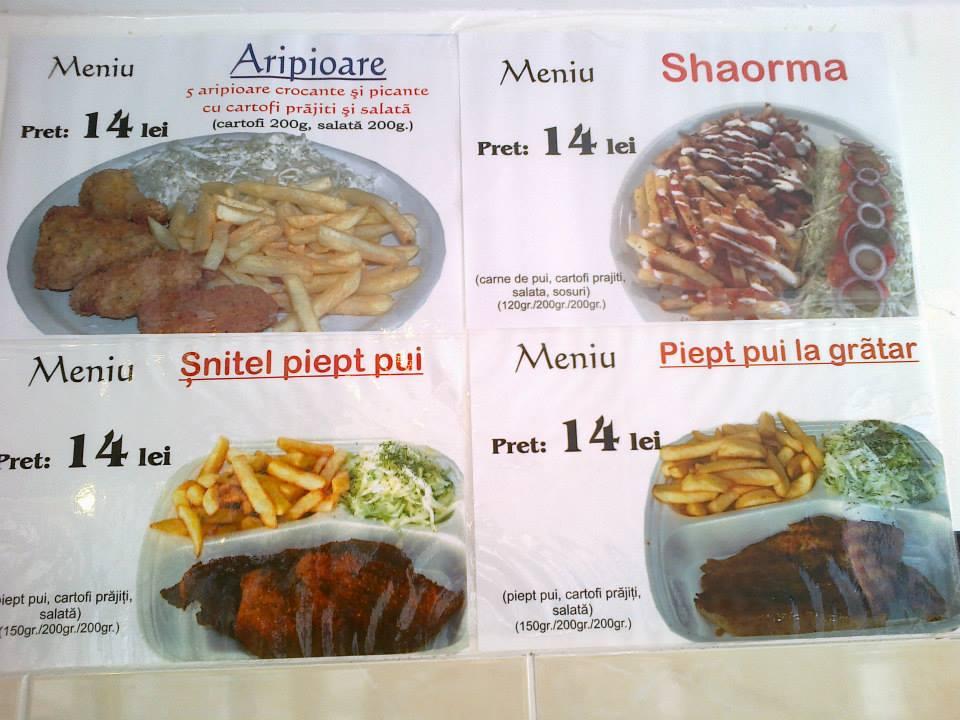 Menu at Fast Food Pizza Express, Pașcani