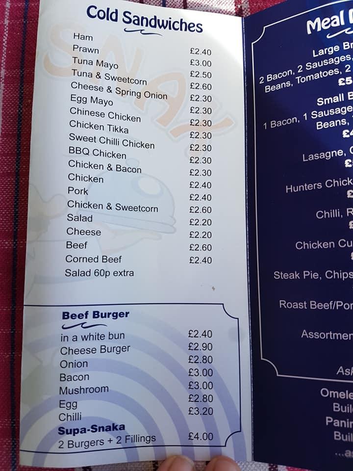 Menu at Supa Snax delivery cafe, Wakefield, 5 Cross Ln