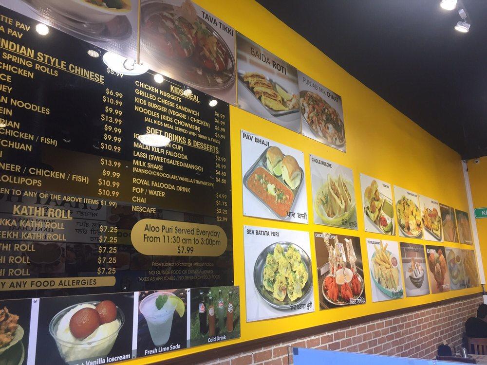 Menu at Apna Chaat House restaurant, Surrey, 120 St #201