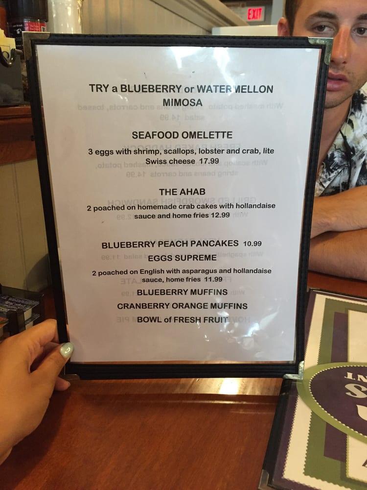 Menu at Linda Jean's Restaurant, Oak Bluffs