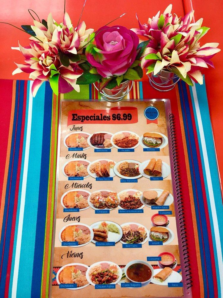 Menu at La Siberia Restaurant, McAllen