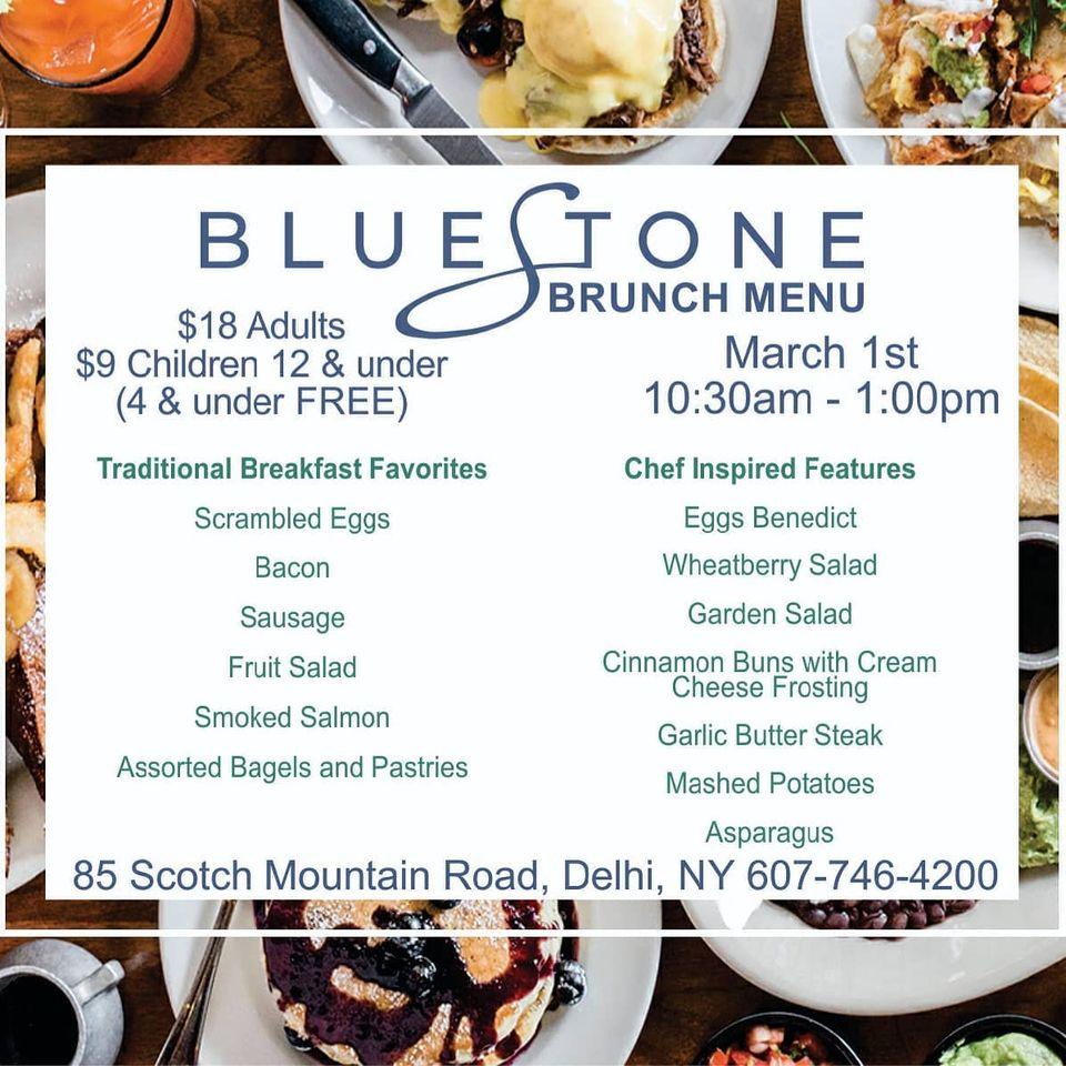 Menu at Bluestone restaurant, Delhi