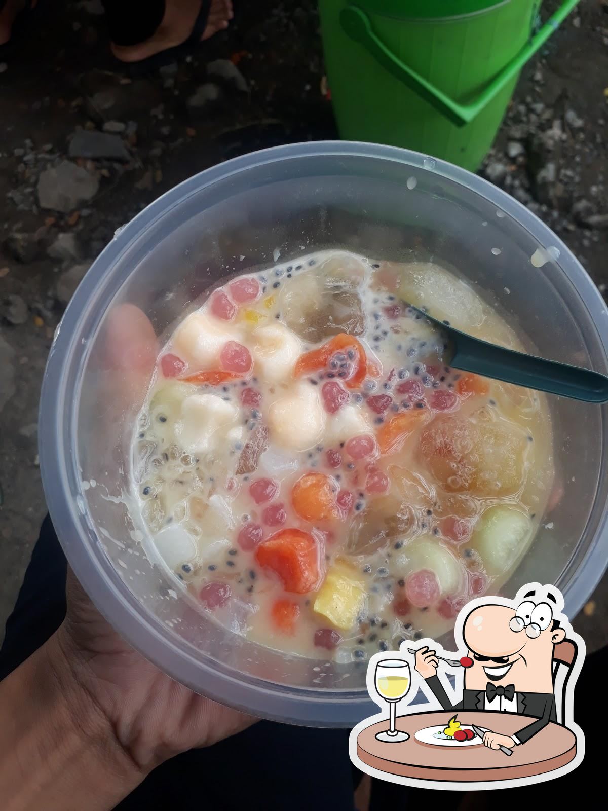 Es buah gula aren restaurant, Tungkap