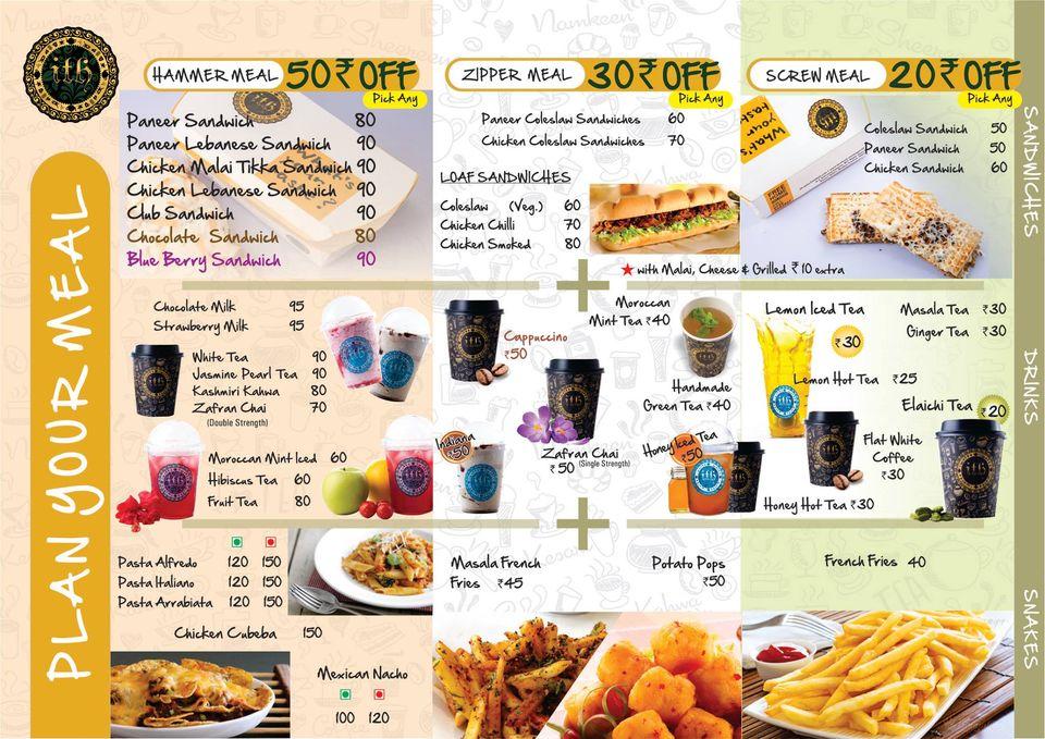 Menu at Indian Tea House, Bhopal, 6CCQ+9JX