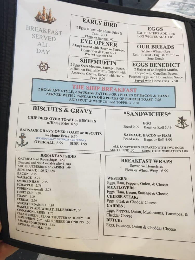 Menu at The Wheel House Cafe, Shippensburg