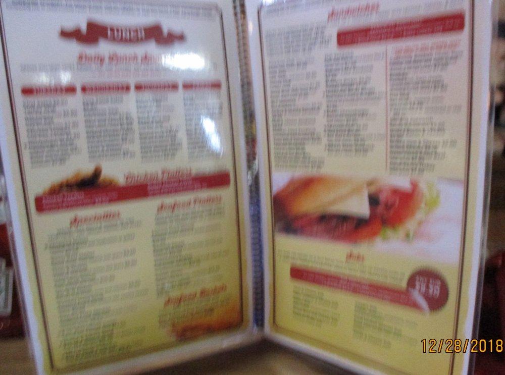 Menu at Cold Harbor Restaurant, Mechanicsville