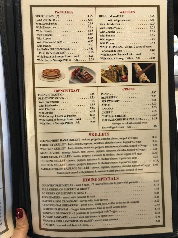 Menu at Three Sons Restaurant, Chicago